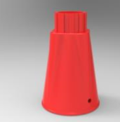 Cone Mounted Sign A4 Red and White | Cones, Bollards, & Barriers | TMC ...